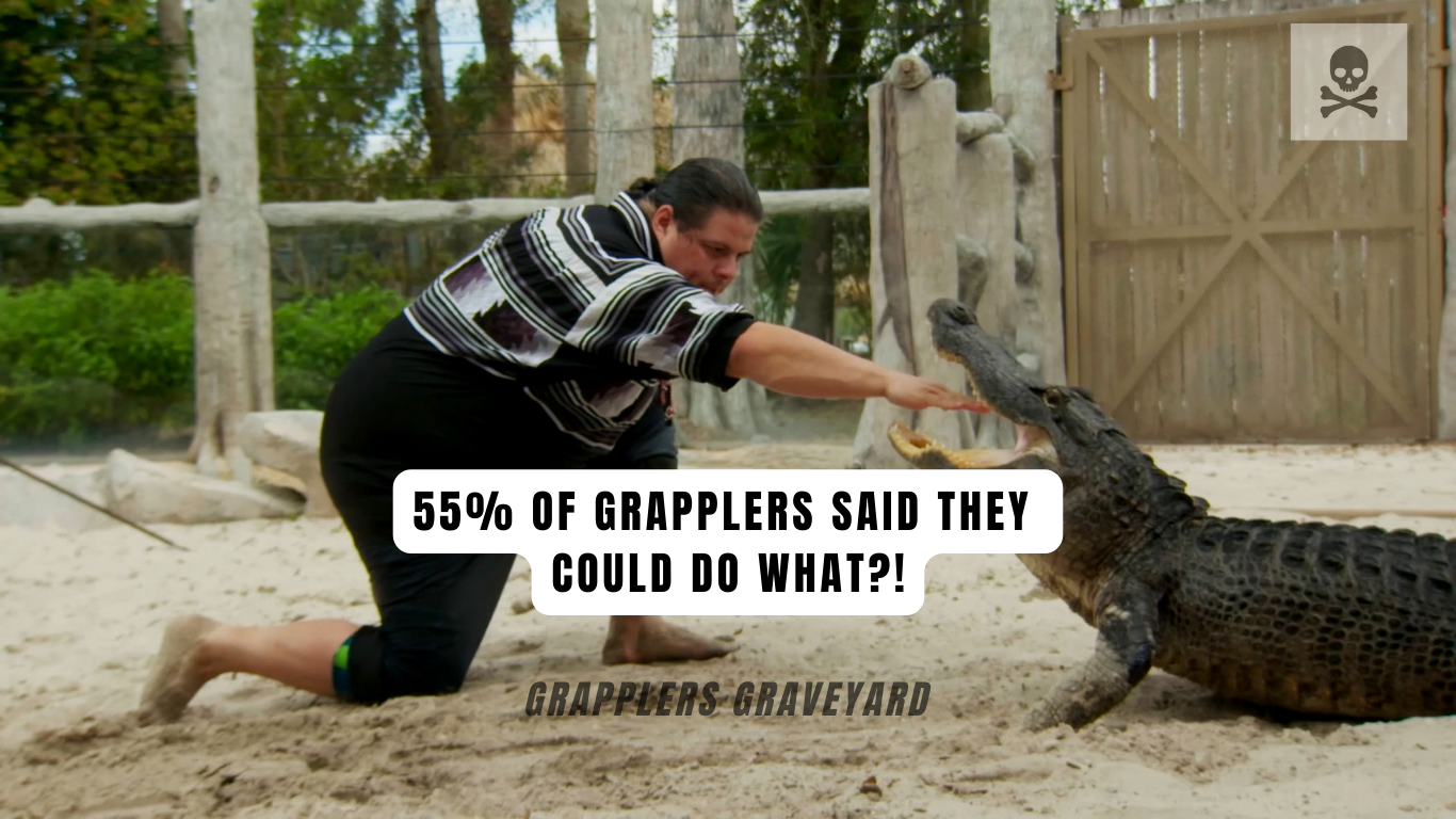 55% of Grapplers Think They Can Wrestle a Gator! Can You?