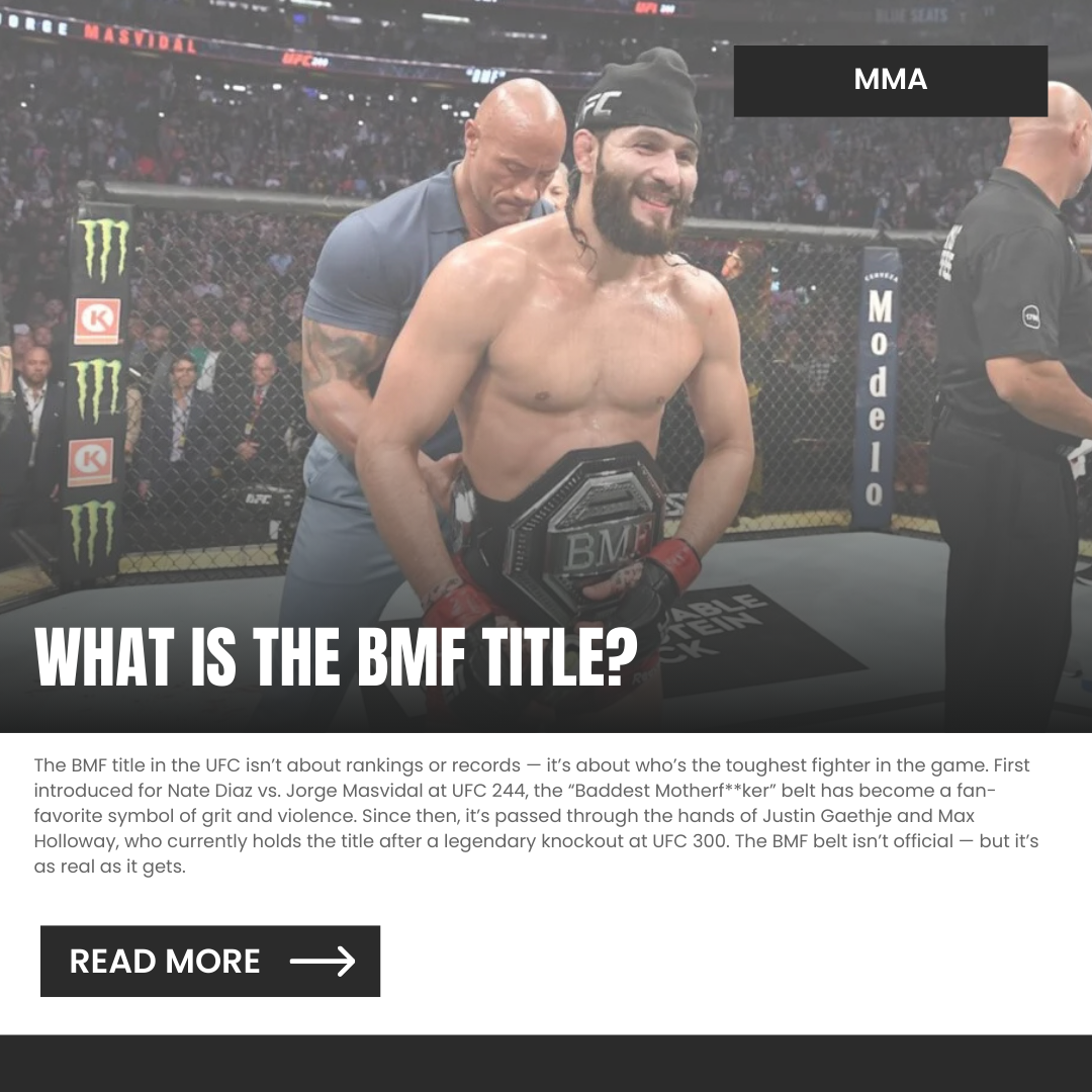 What is the BMF Title? - Grapplers Graveyard