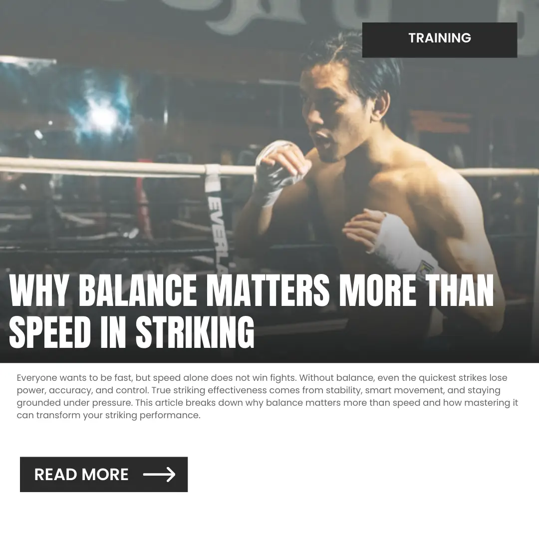 Why Balance Matters More Than Speed in Striking - Grapplers Graveyard